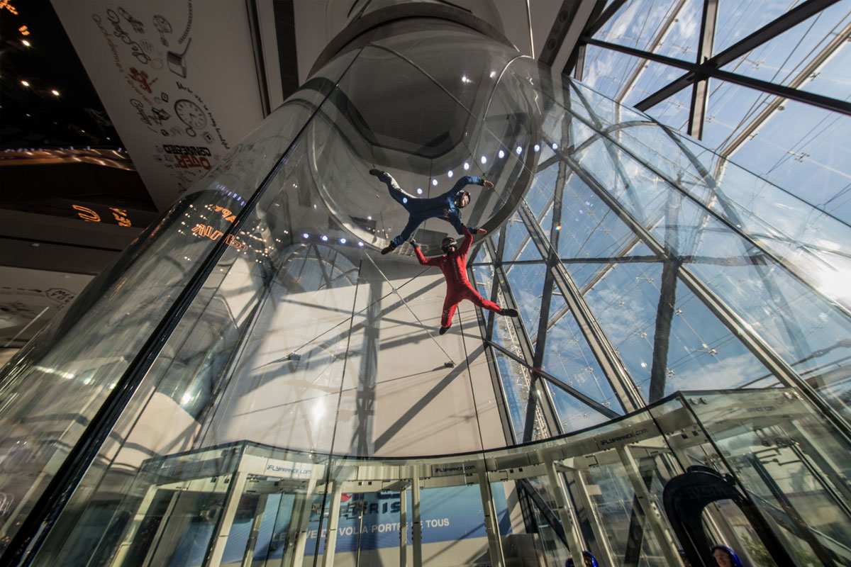 Simulateur de chute libre à Paris - 19ème