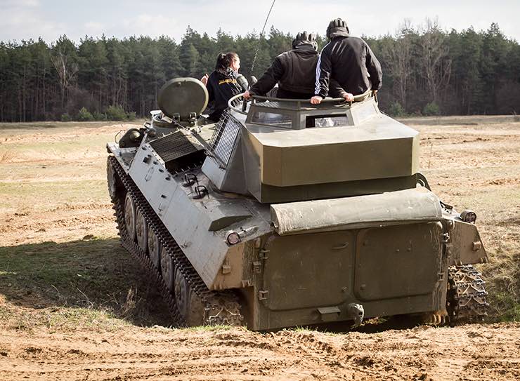 Conduite de Tank à Budapest - EVG - EVJF