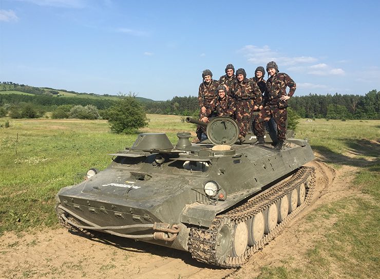 Conduite de Tank à Budapest - EVG - EVJF