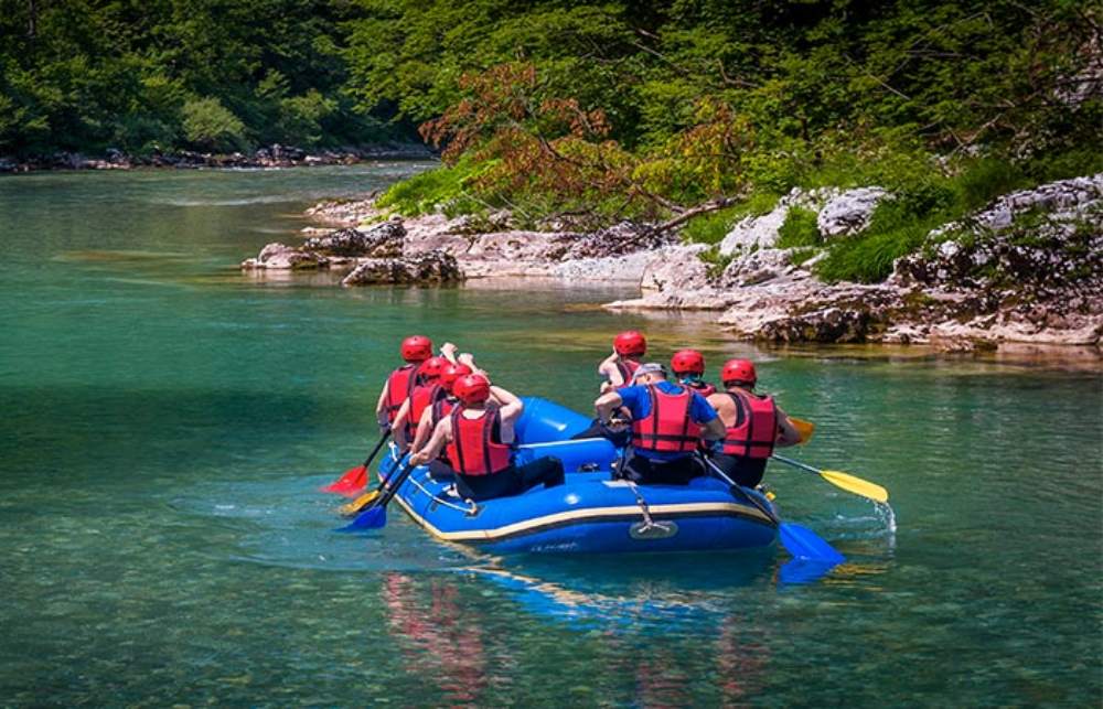 Descente en rafting sur l'Isère