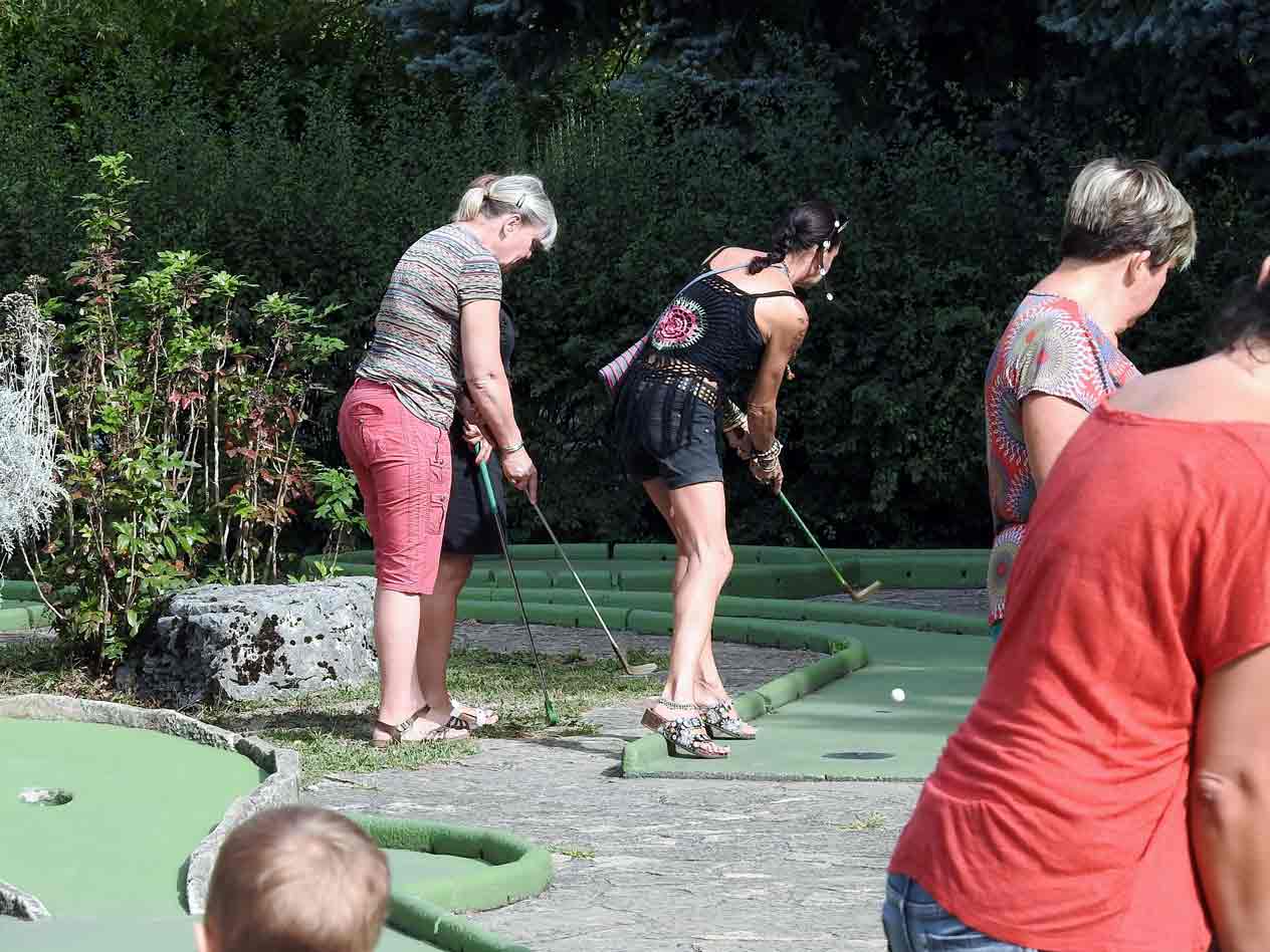 Mini golf au Parc de la tête d'or à Lyon