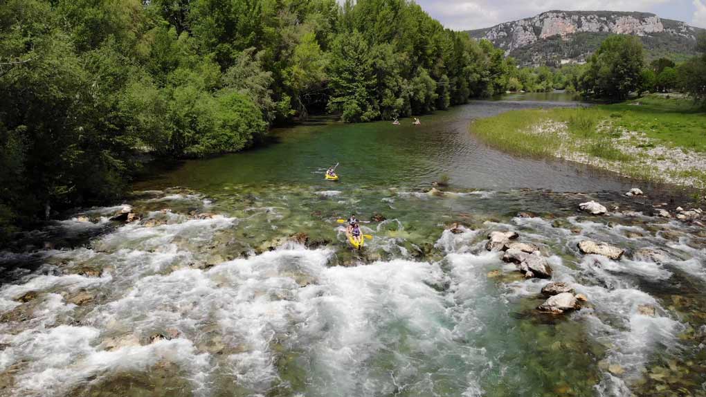 Randonnée et location canoé kayak à Montpellier sur l'Hérault