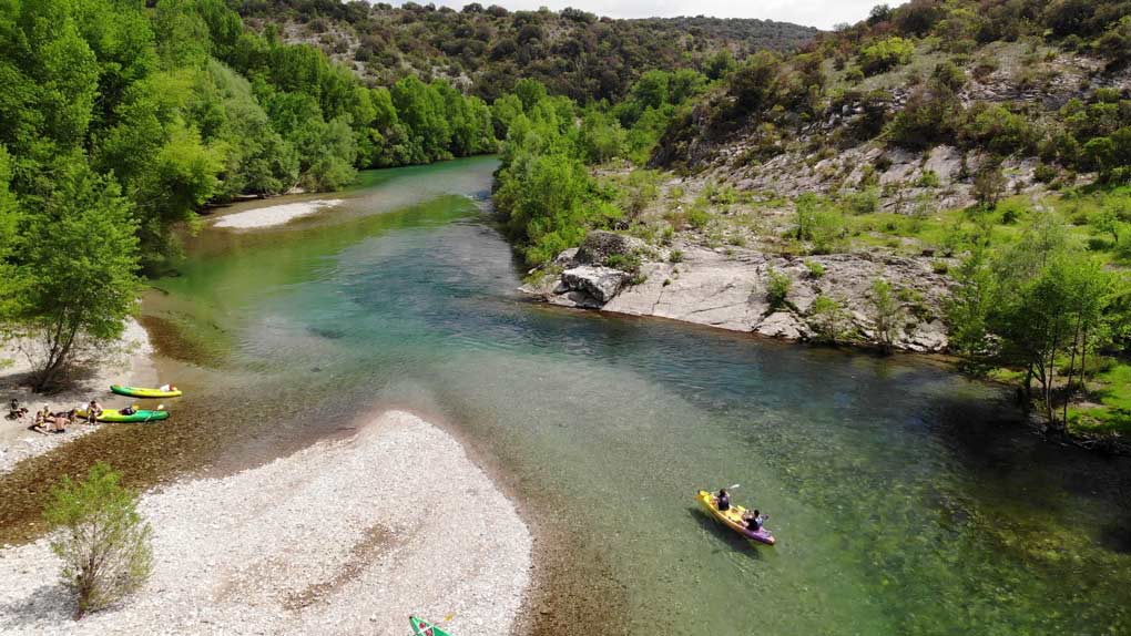 Randonnée et location canoé kayak à Montpellier sur l'Hérault